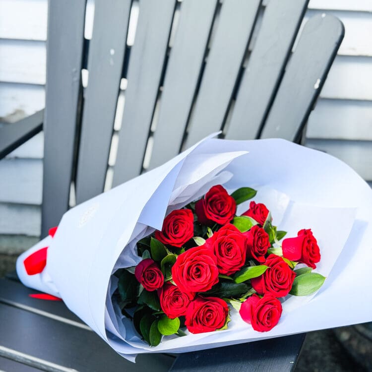 A Dozen Red Valentine's Day Roses - Auckland Flower Delivery