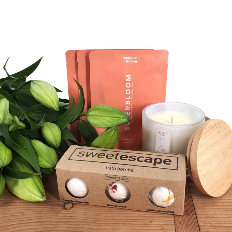 Deluxe Soak It Up Gift Bundle - The Lost Flower Shed - Auckland Flower ...